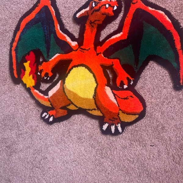Charizard Rug - Etsy