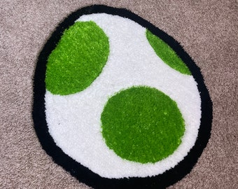 Yoshi Rug With Egg - Etsy