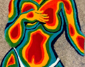 Pink Thermal Body Rug - Etsy