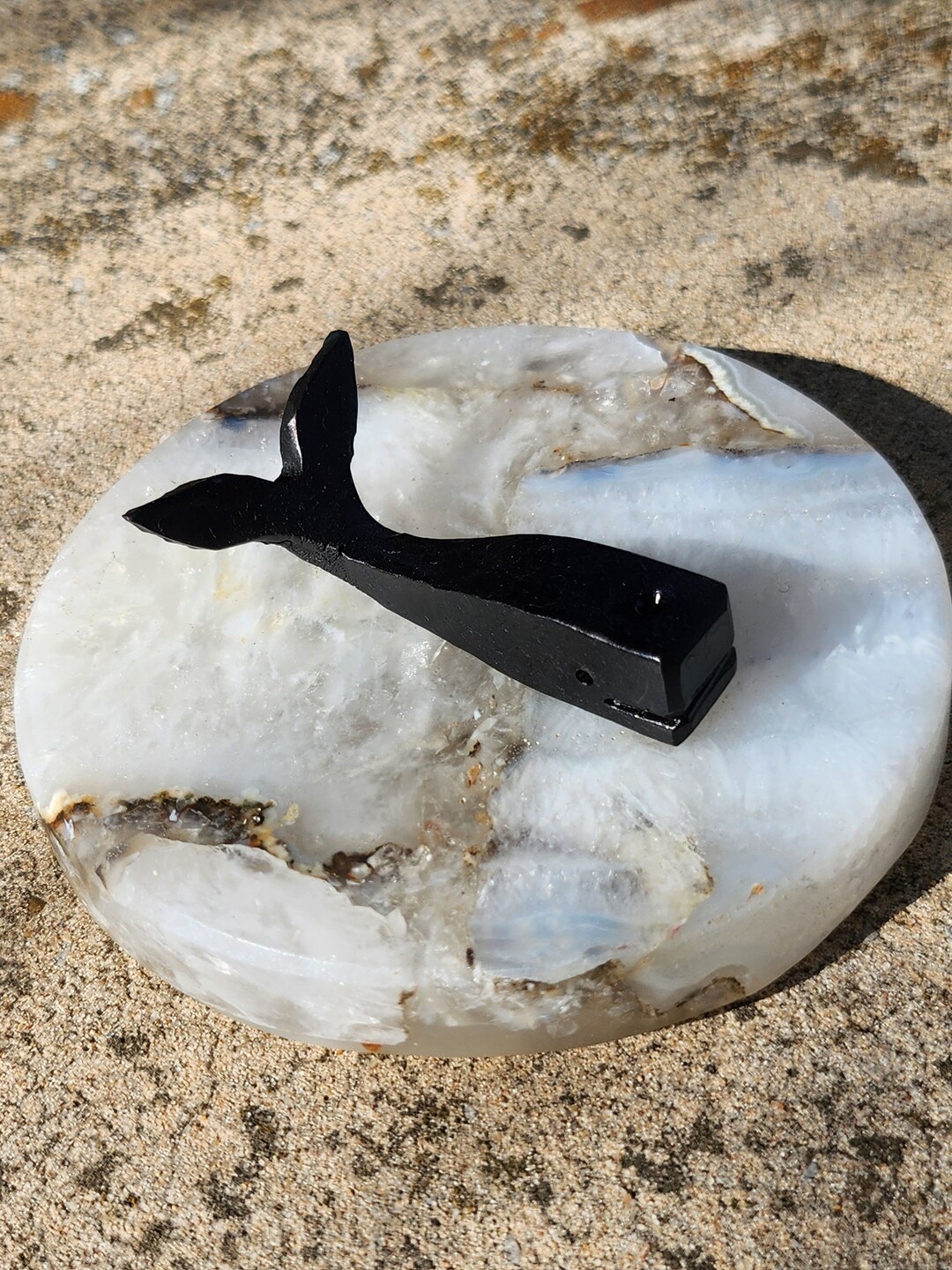 Hand Forged Whale Figurine Unique Handmade Design Steel Anniversary T 11th Year Etsy