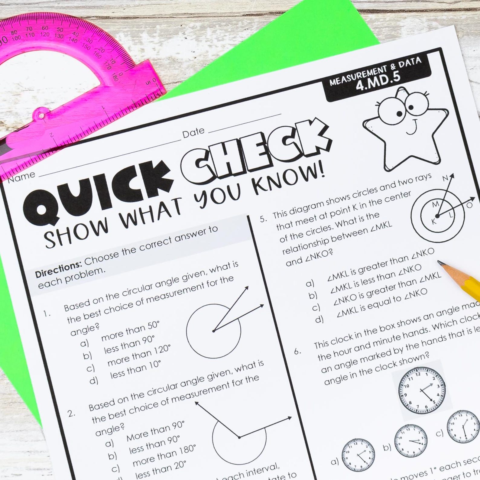 4th Grade Math Worksheet, 4th Grade Math Printable, Fourth Grade Math ...