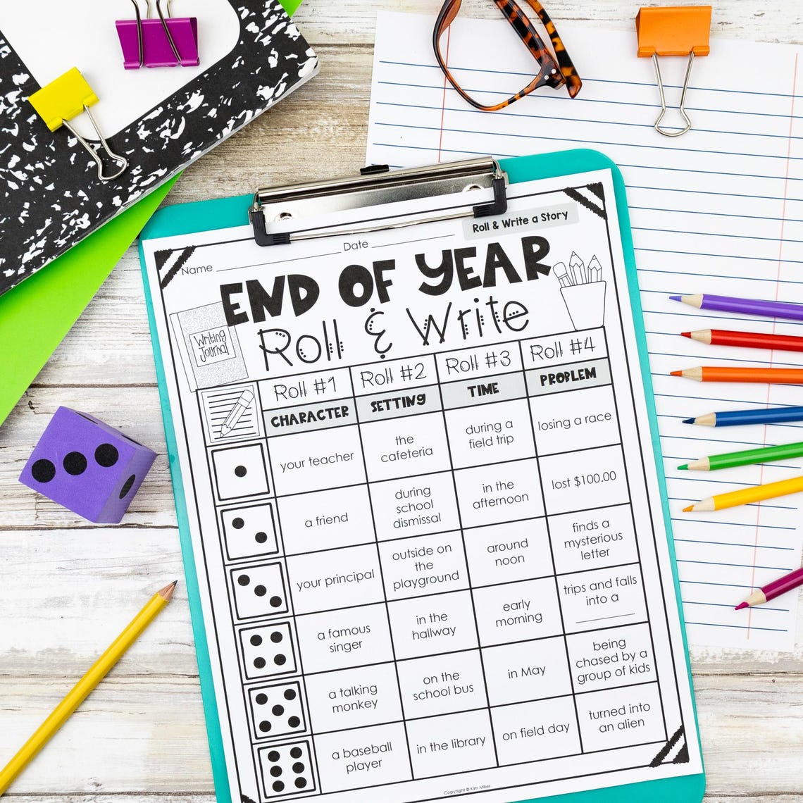 End of the Year Activities Reading Math Worksheets 4th 5th Grade Last ...