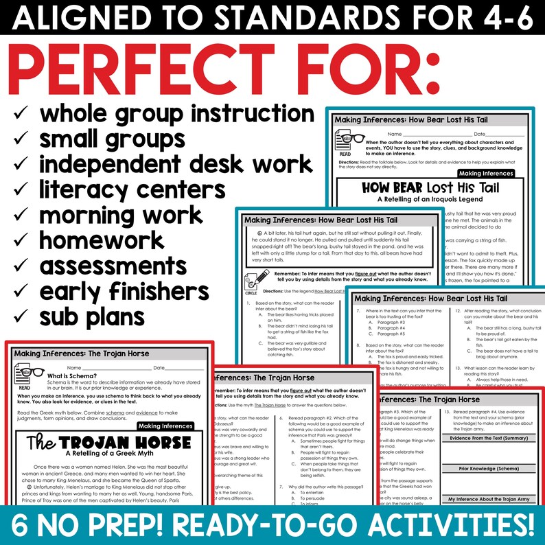 Making Inferences Drawing Conclusions Printable Worksheets, Inference ...