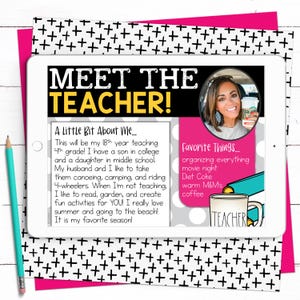 Back to School Slides Templates EDITABLE | Meet the Teacher Slideshow ...