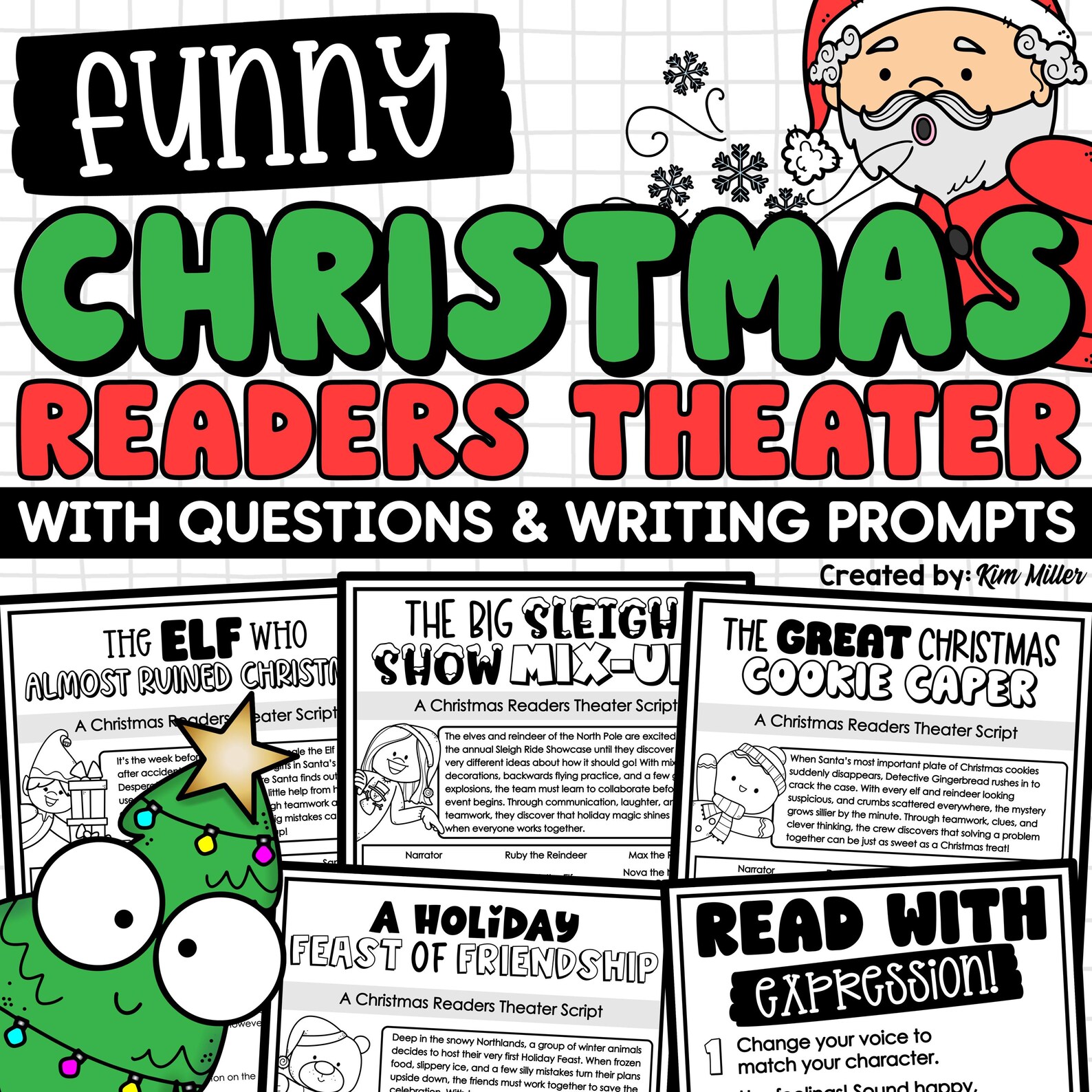 Christmas Readers Theater Scripts, Christmas Writing Prompts, December ...