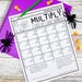 Halloween Activities Multiplication Practice Sheets Fall Math ...