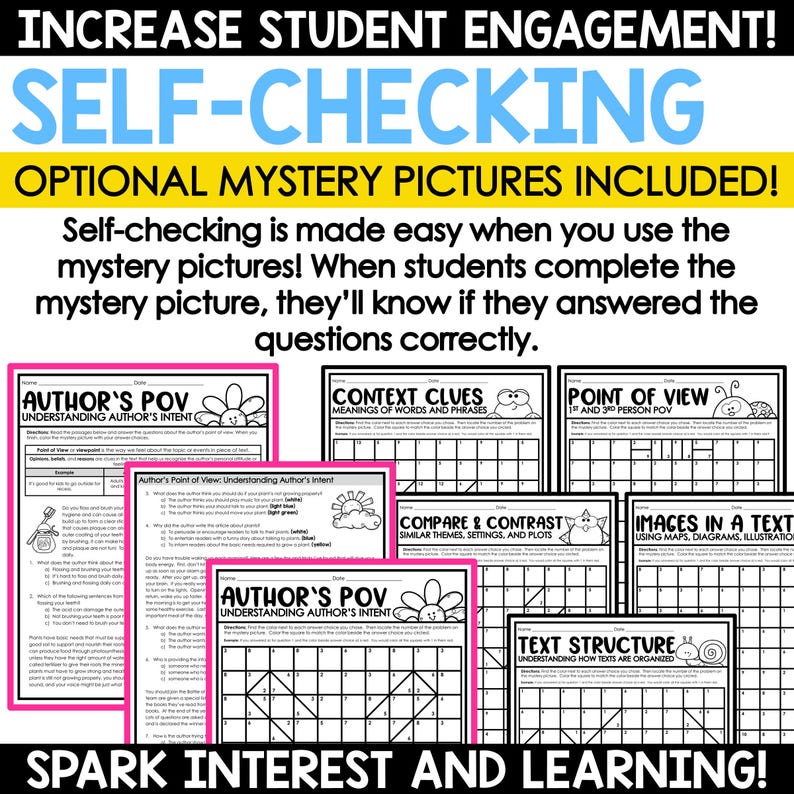 Spring Reading Comprehension Passages Worksheets Printables 3rd 4th ...