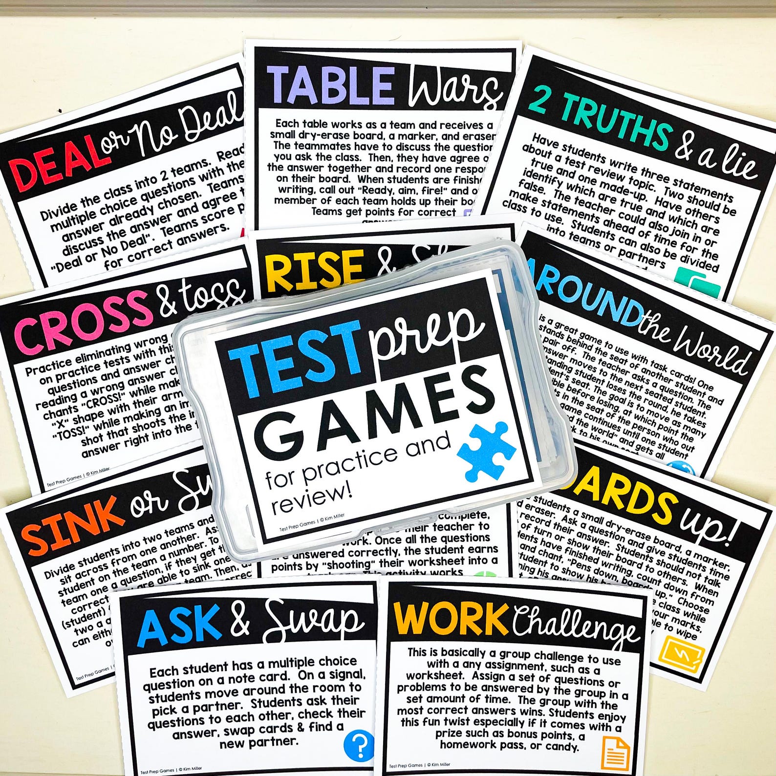 Test Taking Strategies & Motivational Games | Classroom Test Prep ...