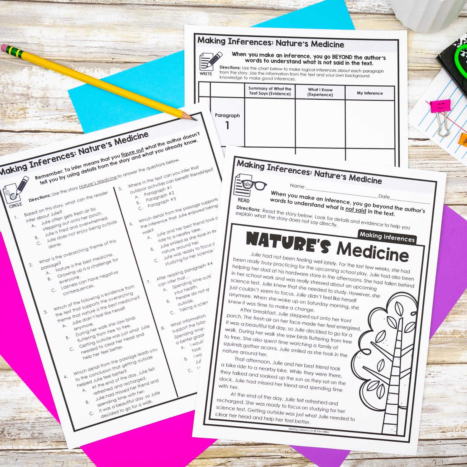 Making Inferences Drawing Conclusions Printable Worksheets, Inference ...