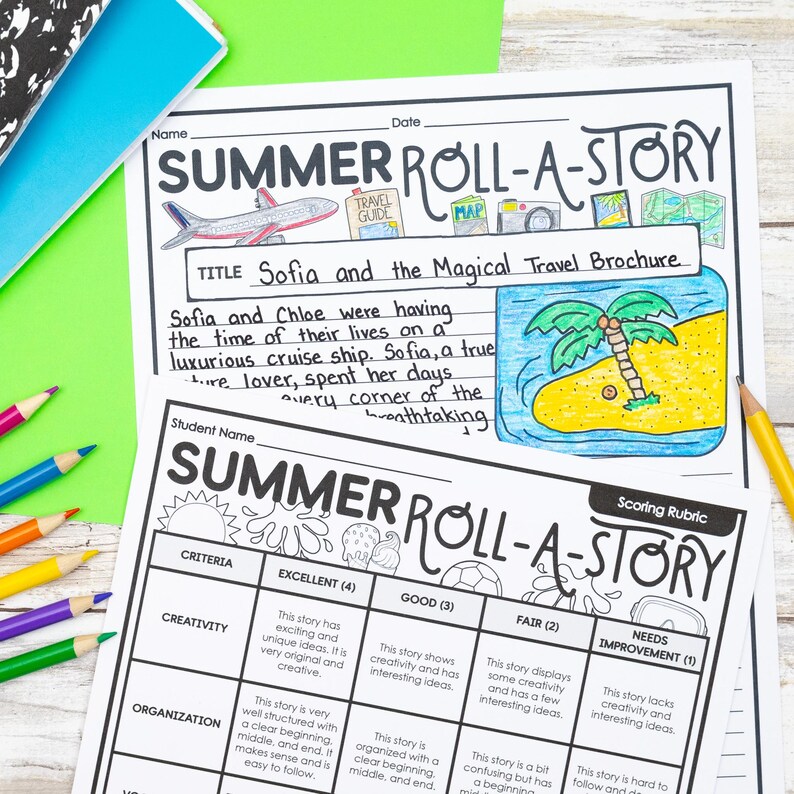 Summer Writing Prompts for Kids Creative Writing Prompts Worksheets ...
