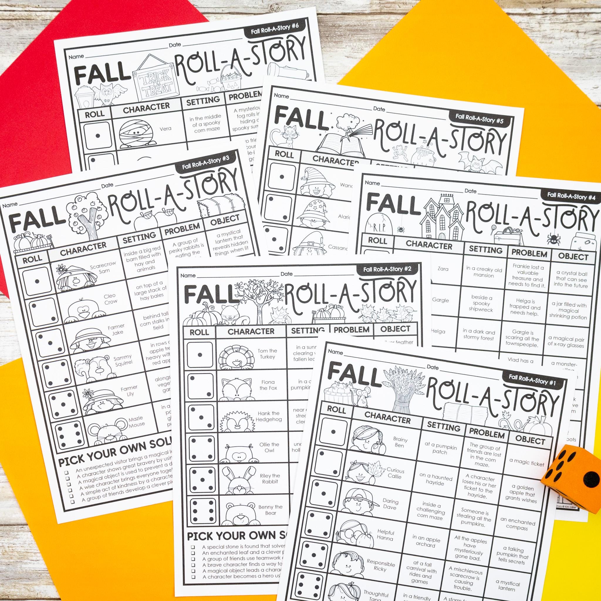 Fall Writing Prompts for Kids Creative Writing Prompts Worksheets ...
