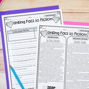 Valentine's Day Math & Reading Activities, 4th 5th Grade (instant ...