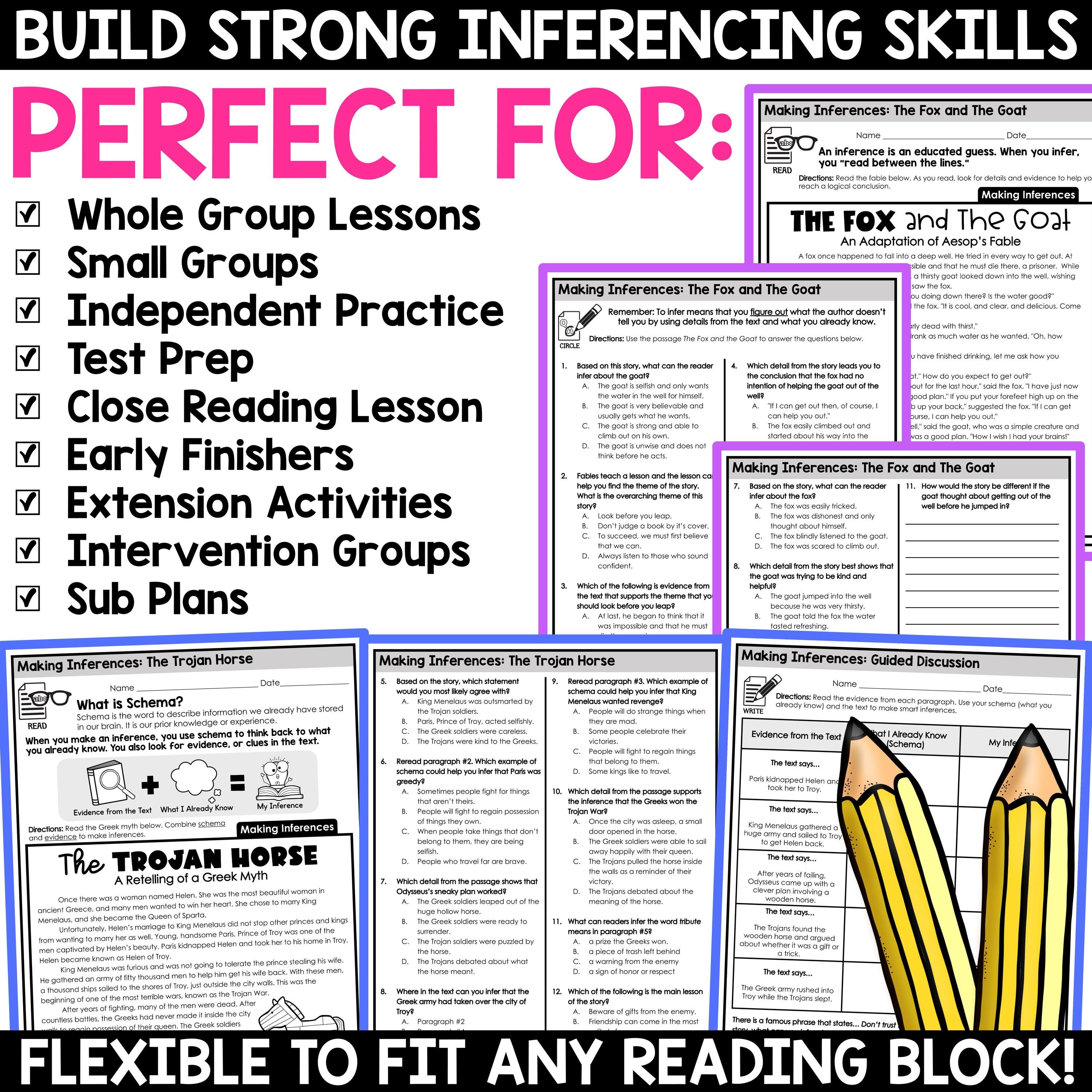 Making Inferences Drawing Conclusions Printable Worksheets, Inference ...