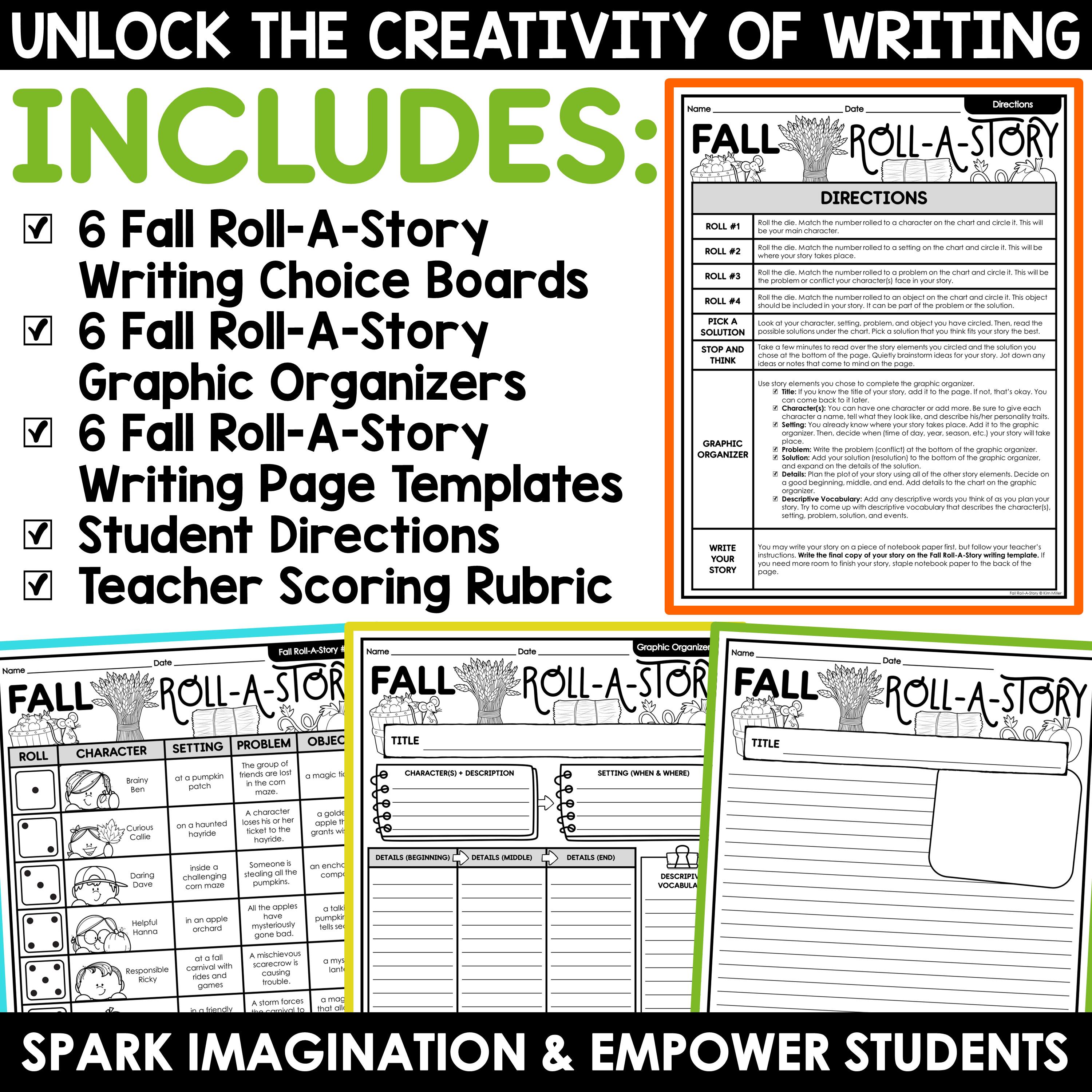 Fall Writing Prompts for Kids Creative Writing Prompts Worksheets ...