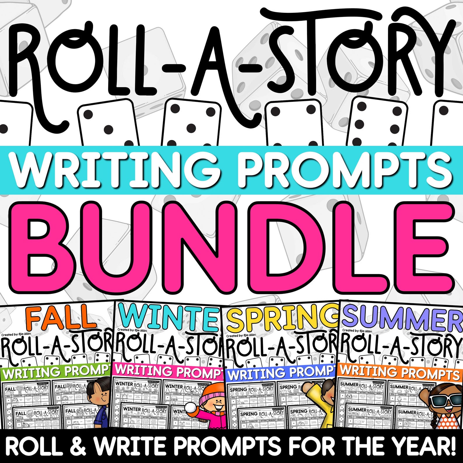 Writing Prompts for Kids Creative Writing Prompts Worksheets Roll and ...