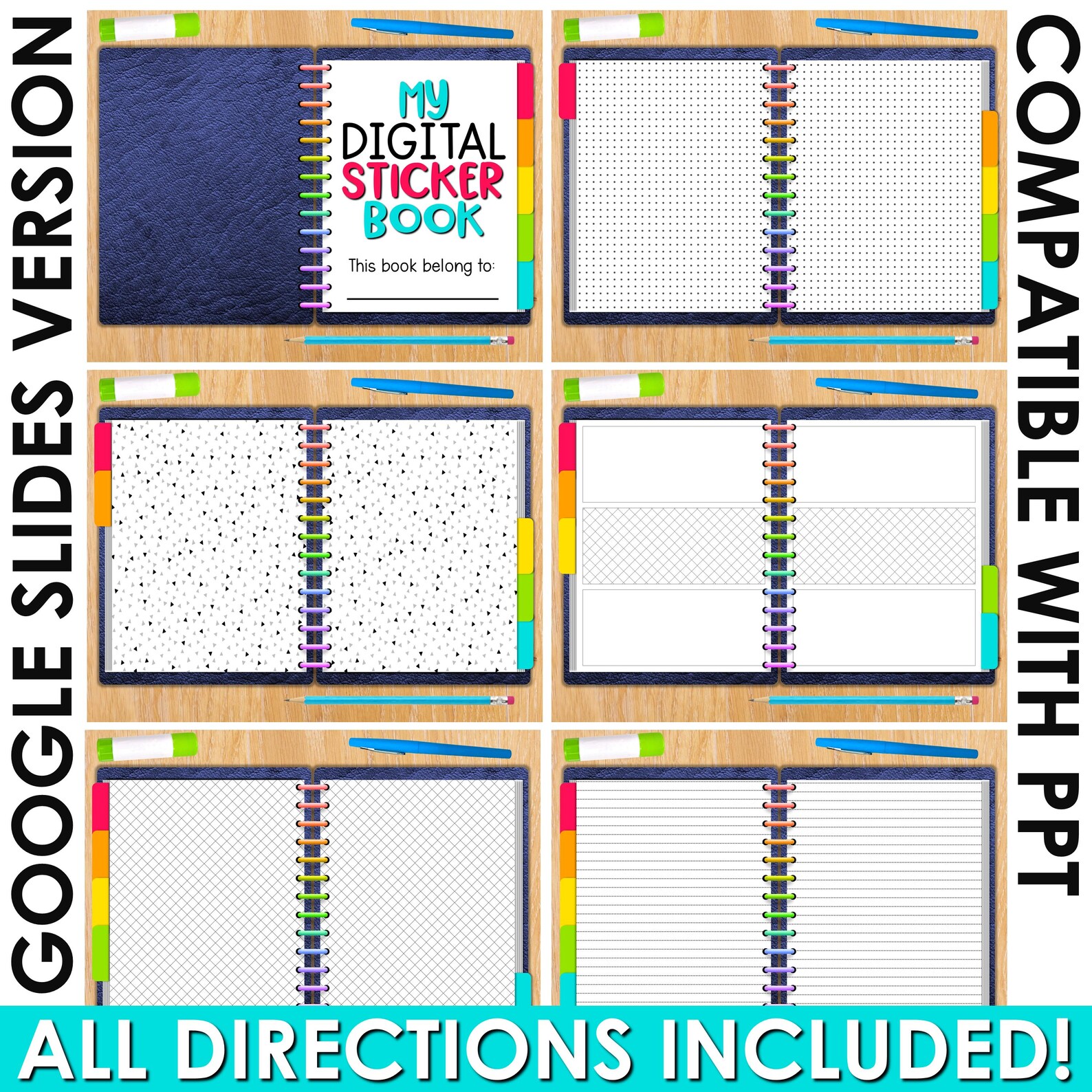 Digital Sticker Book for Kids, Motivational Digital Stickers, Digital ...