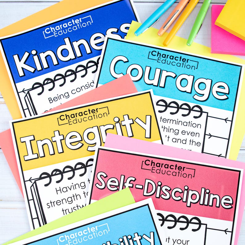 Character Education Social Emotional Learning Activities for Classroom ...