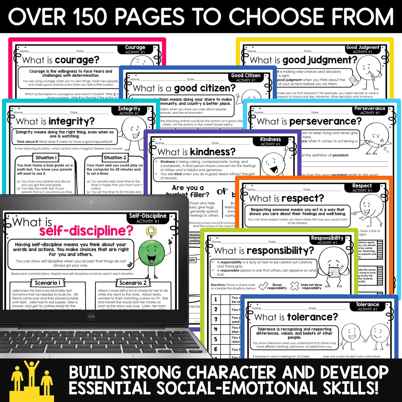 Character Education Social Emotional Learning Activities SEL Social ...