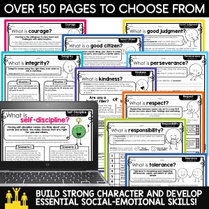 Character Education Social Emotional Learning Activities SEL Social ...