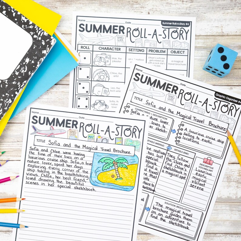 Summer Writing Prompts for Kids Creative Writing Prompts Worksheets ...