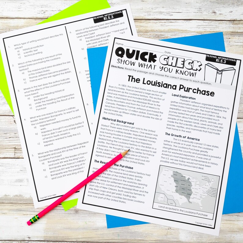 5th Grade Reading Comprehension Passages & Questions, 5th Grade Reading ...