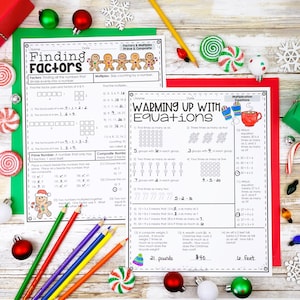 Christmas Activities Math Reading Comprehension Writing Worksheets ...