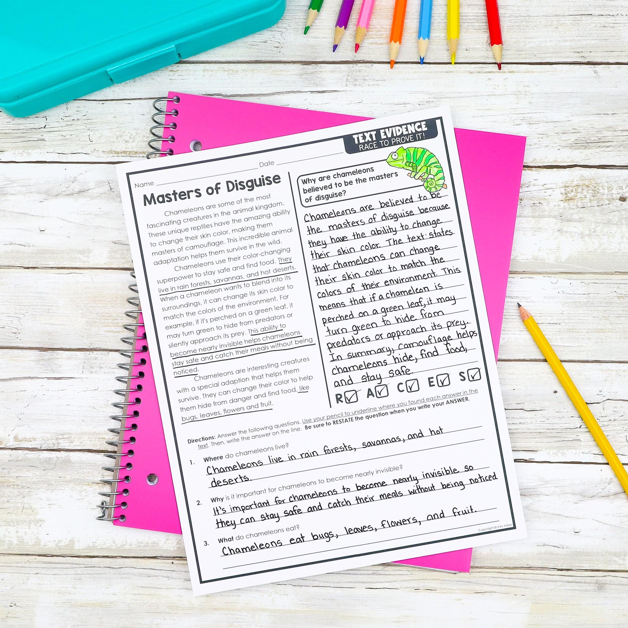 RACES Writing Strategy Posters & Anchor Chart | Text Evidence ...