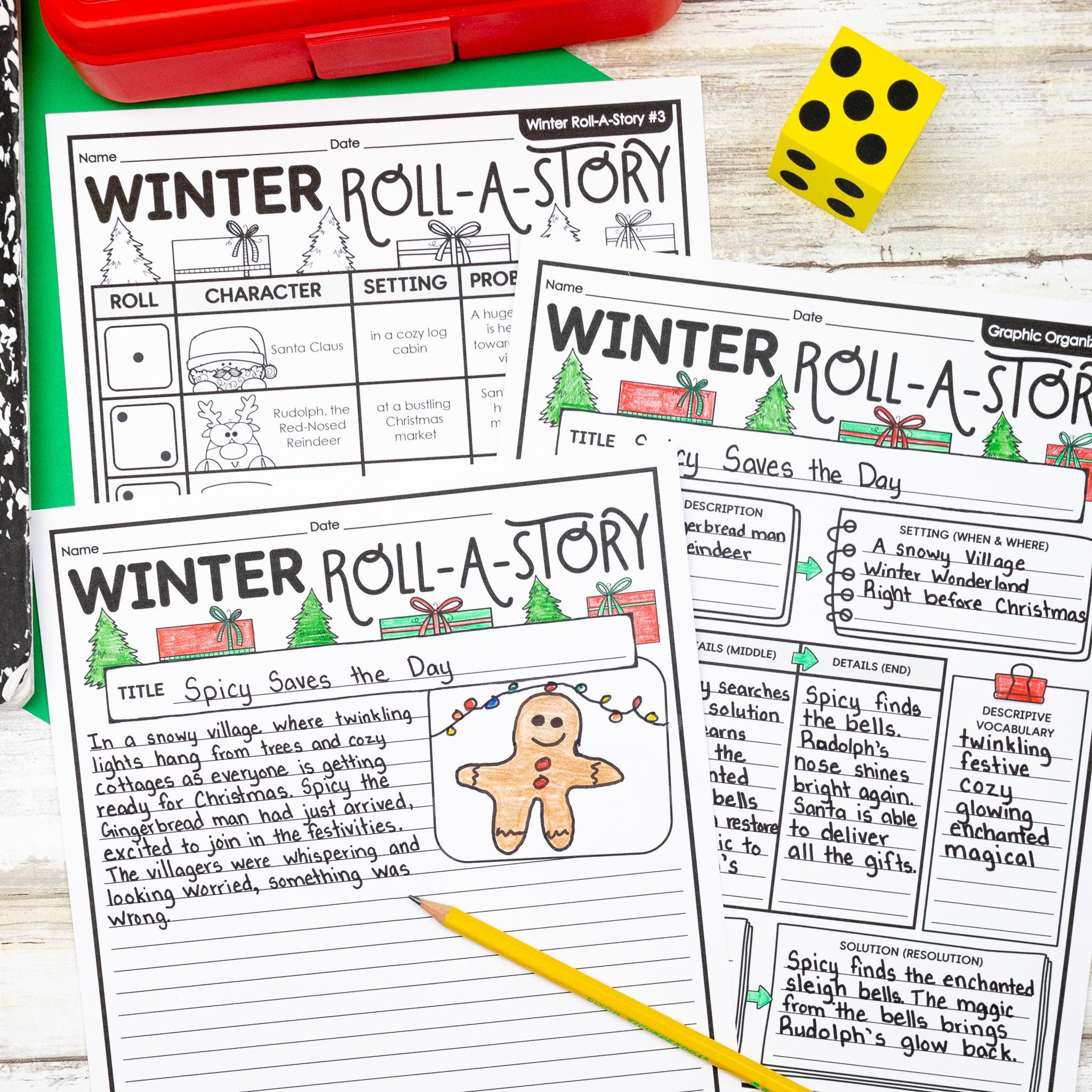 Winter Writing Prompts for Kids Creative Writing Prompts Worksheets ...