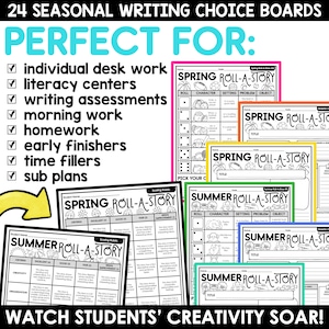 Writing Prompts for Kids Creative Writing Prompts Worksheets Roll and ...