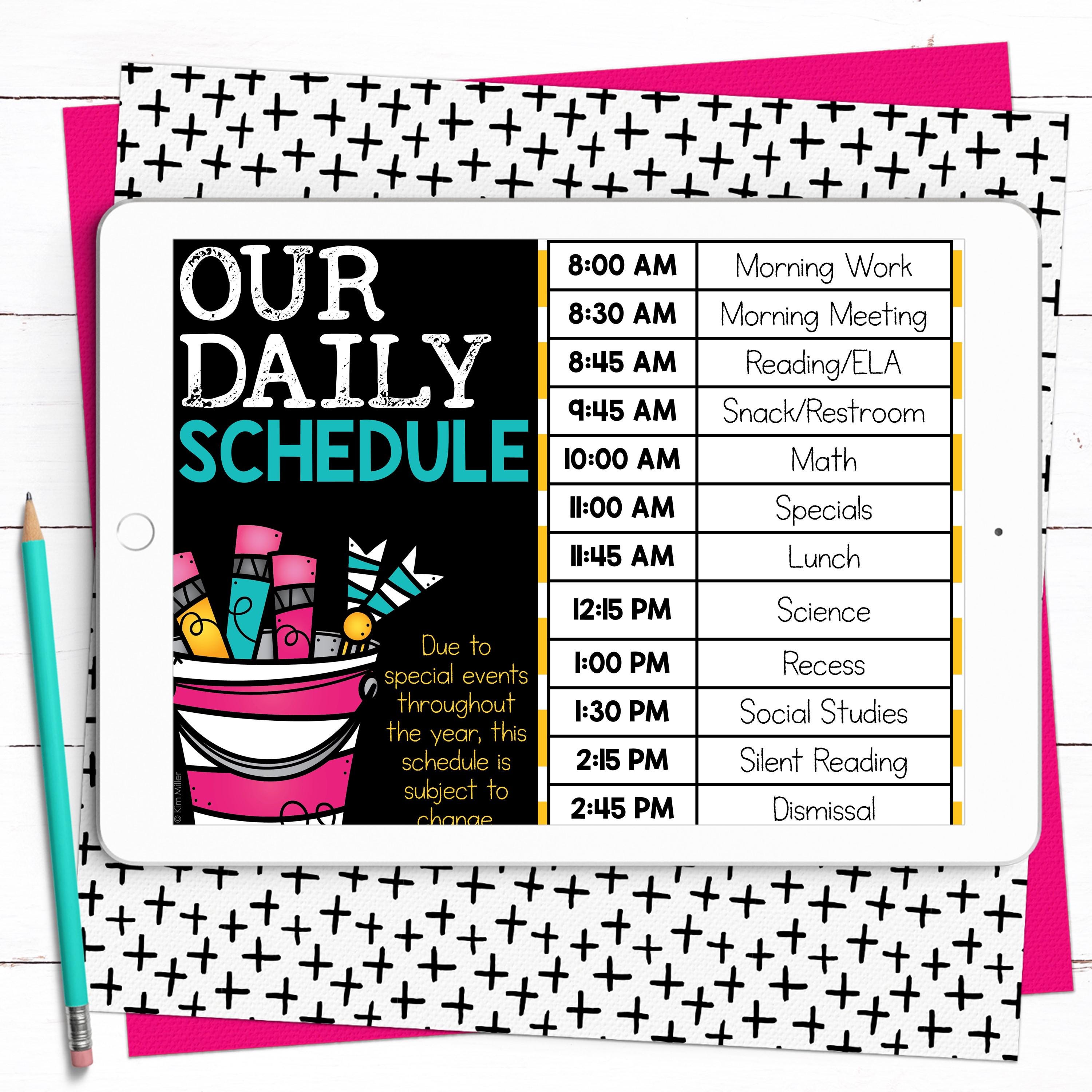 Back to School Slides Templates EDITABLE | Meet the Teacher Slideshow ...