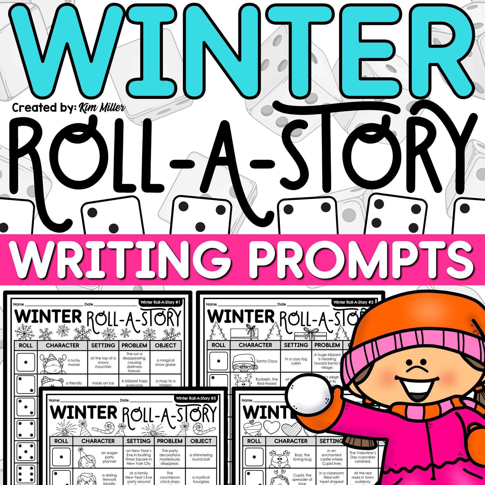Winter Writing Prompts for Kids Creative Writing Prompts Worksheets ...