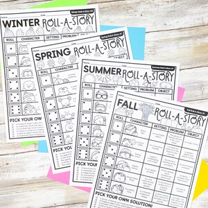 Writing Prompts for Kids Creative Writing Prompts Worksheets Roll and ...