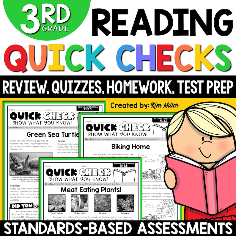 3rd Grade Reading Comprehension Passages & Questions, 3rd Grade Reading ...
