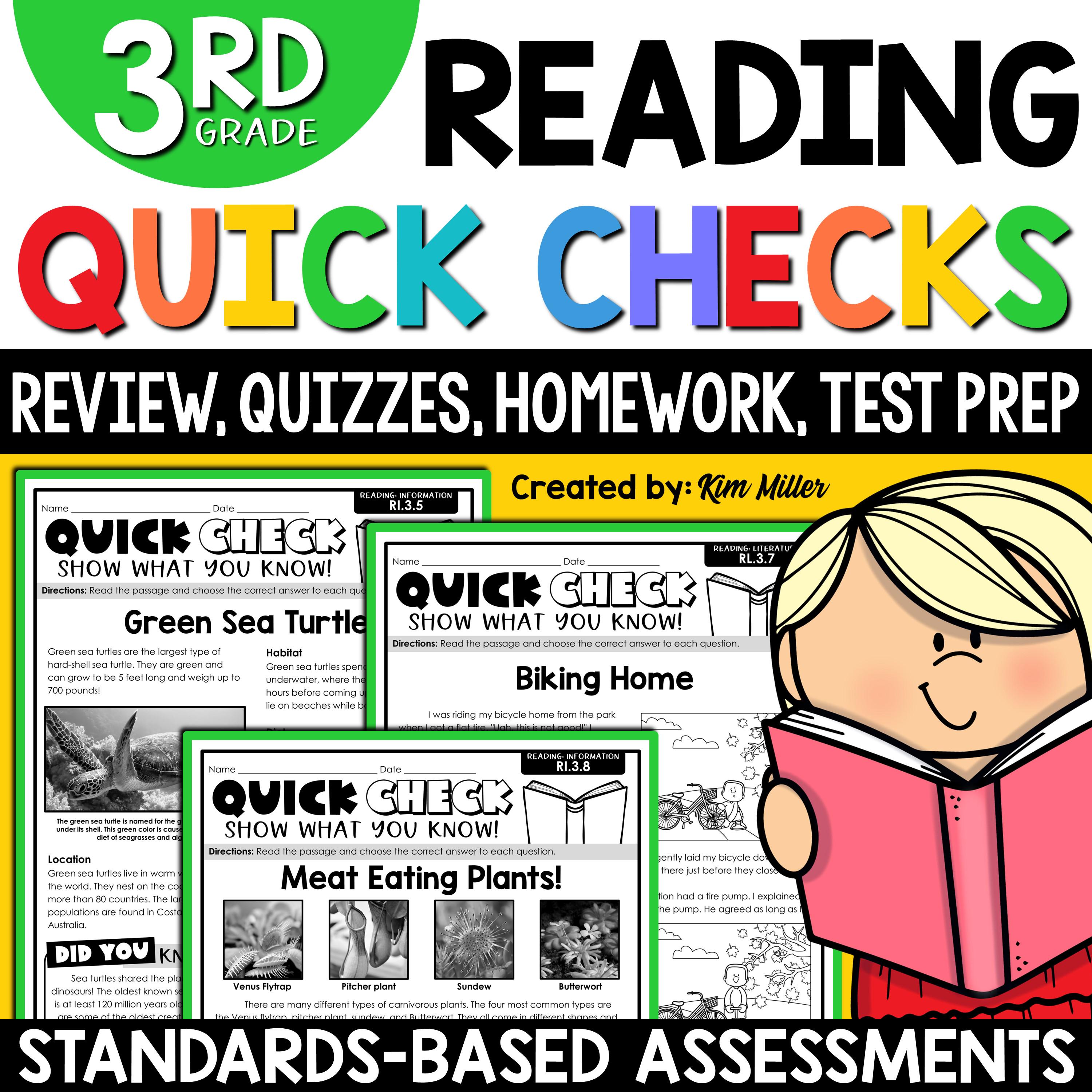 3rd Grade Reading Comprehension Passages & Questions, 3rd Grade Reading ...
