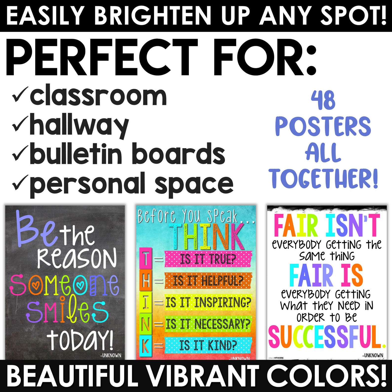 Motivational Growth Mindset Posters for Classroom Teachers, Inspiring ...