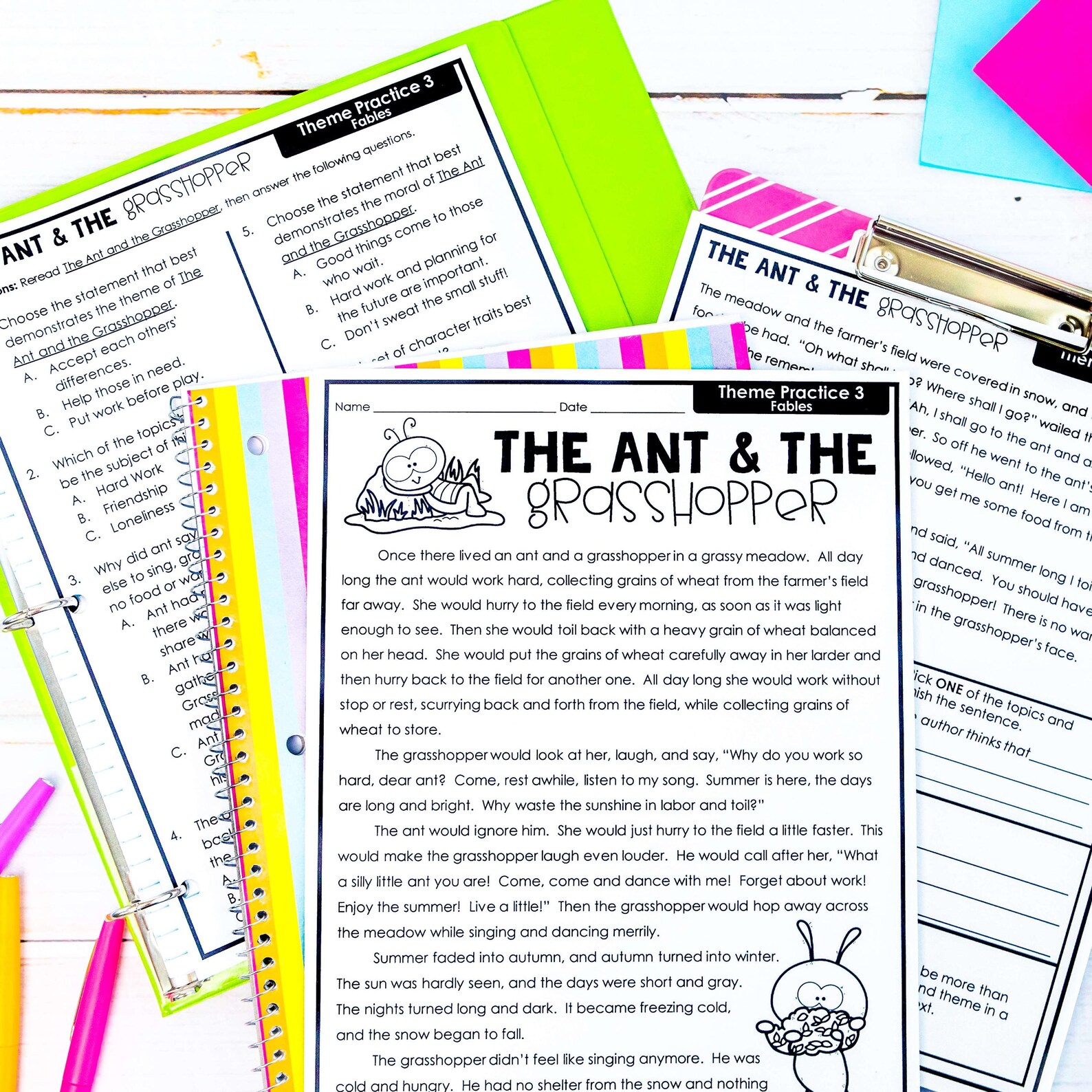 Aesop's Fables Curriculum, Teaching Theme With Aesop's Fables ...