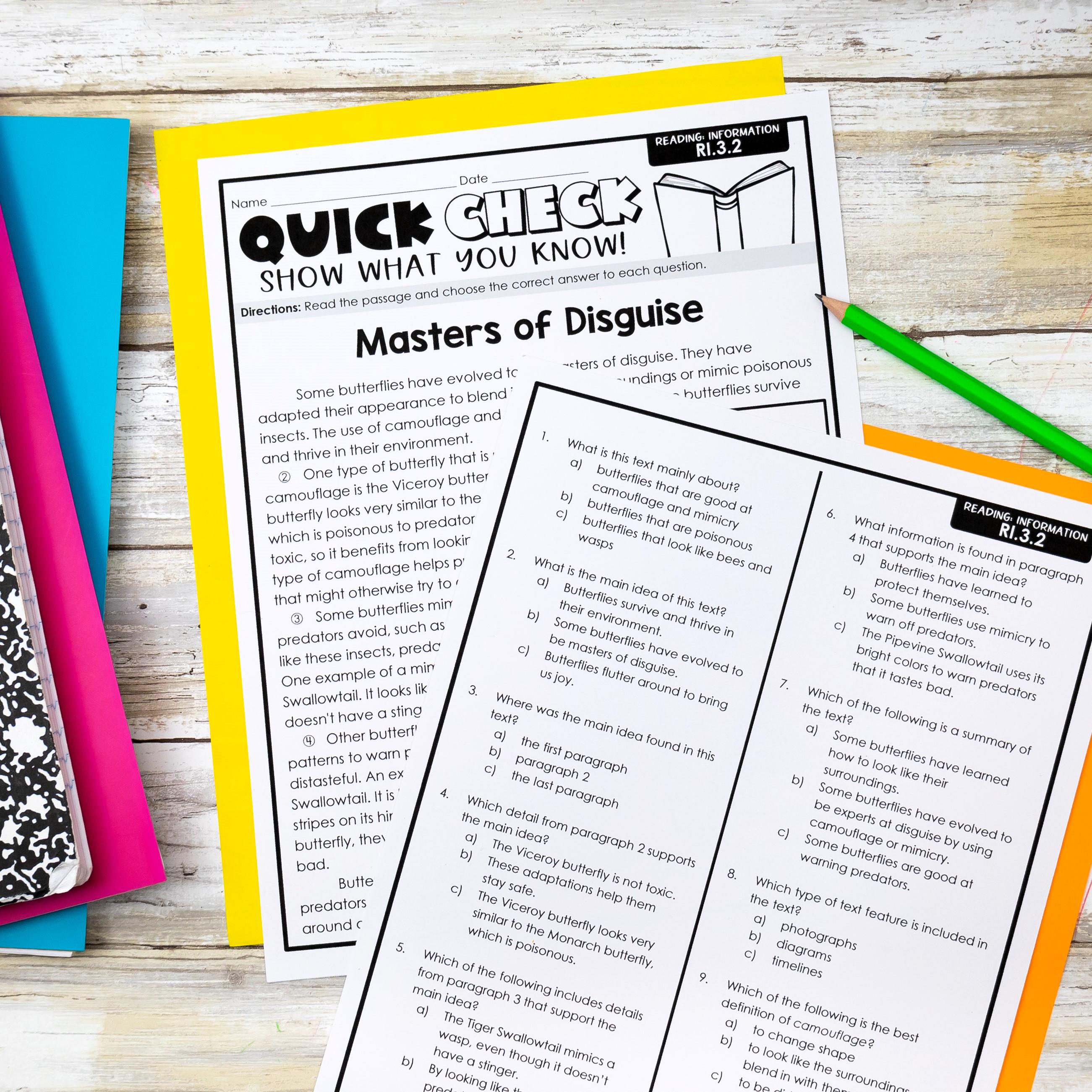 3rd Grade Reading Comprehension Passages & Questions, 3rd Grade Reading ...