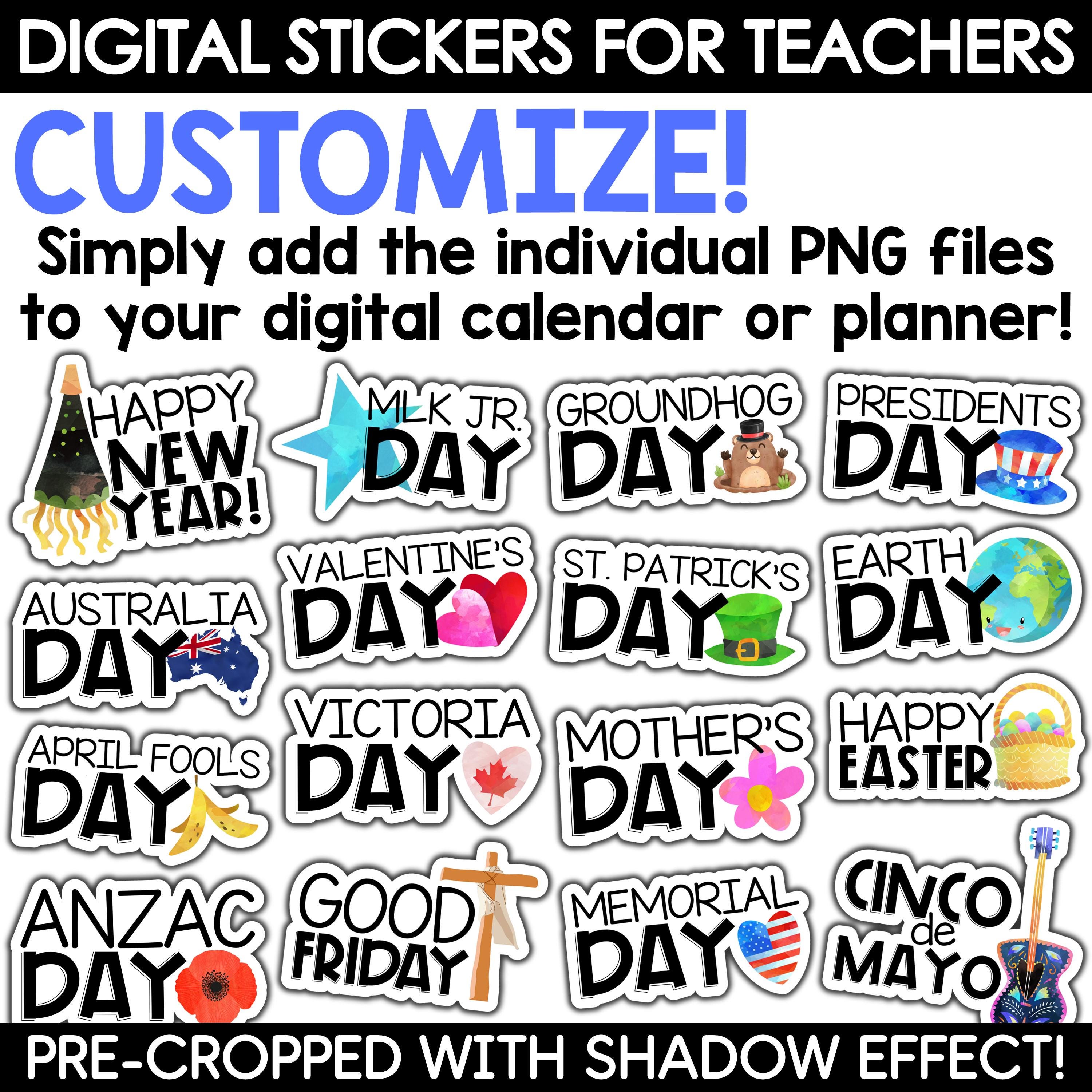 Teacher Calendar 2025-2026 | EDITABLE Monthly Calendar Templates ...