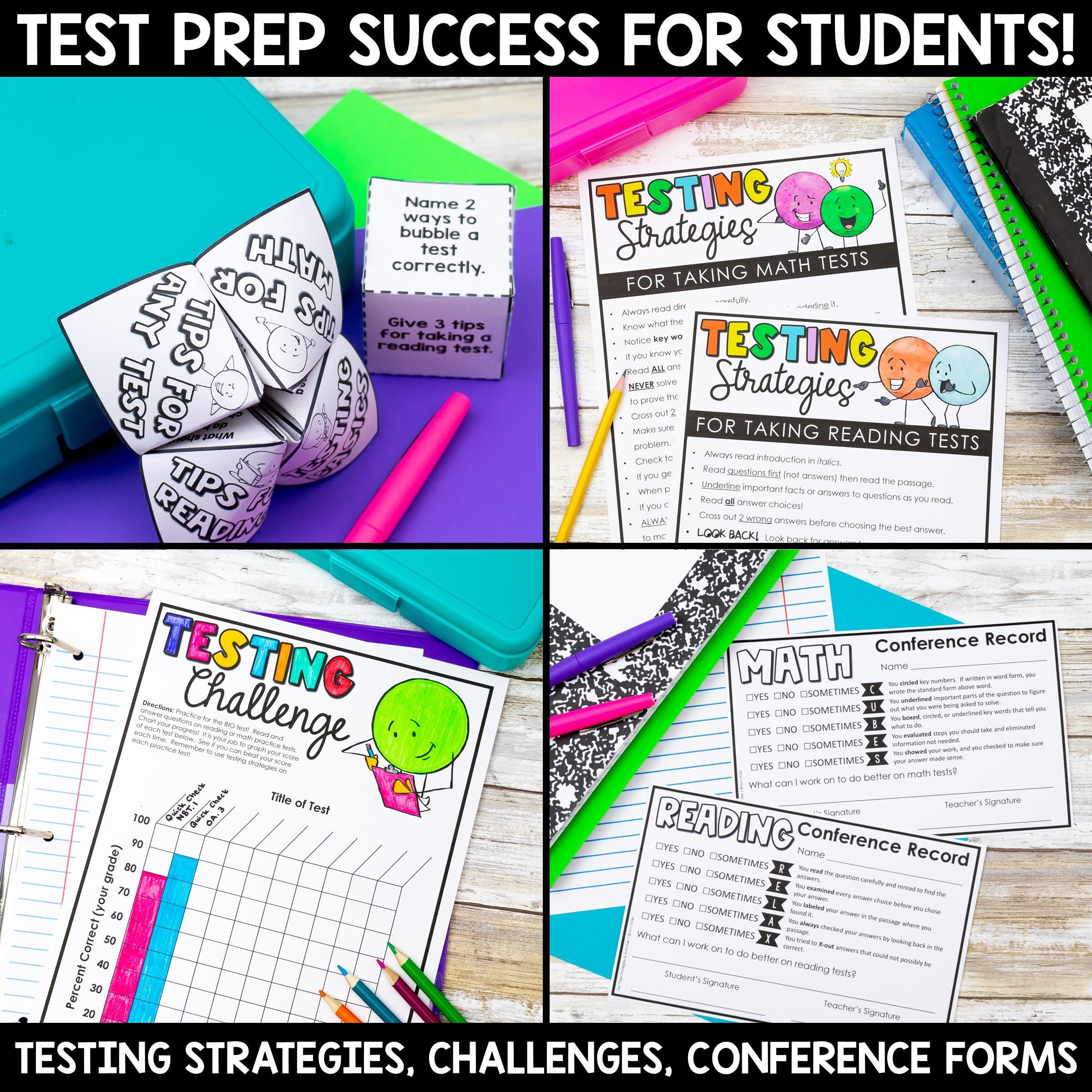 Test Taking Strategies & Motivational Games | Classroom Test Prep ...