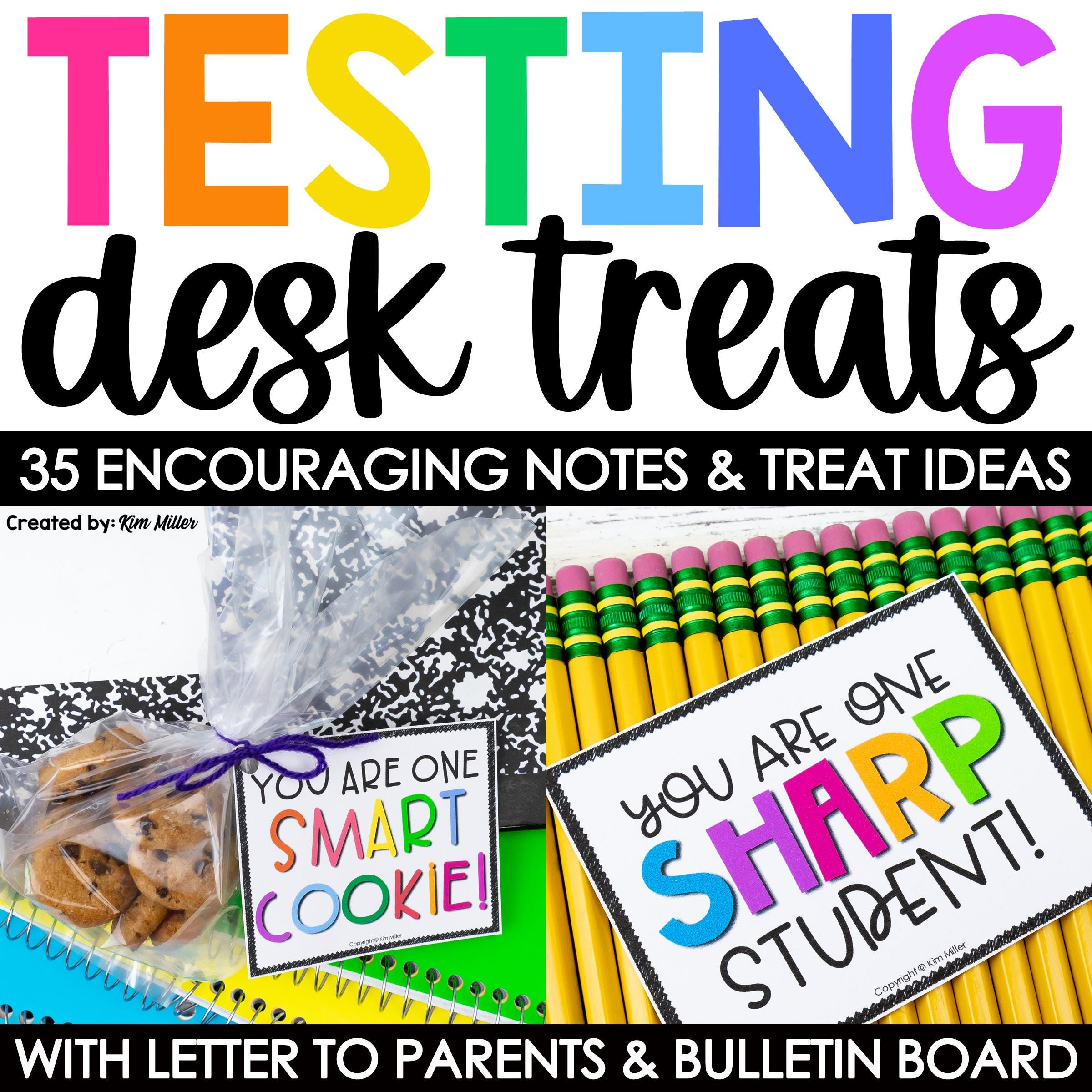Testing Treat Tags for Teachers Motivational Candy Tags and ...