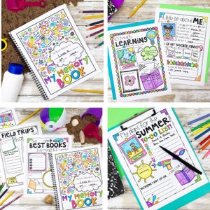 End of the Year Memory Keepsake Book 2nd 3rd 4th 5th Grade | Last Week ...
