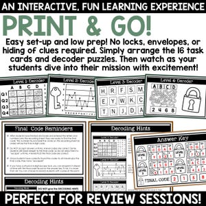 Fossils Escape Room Science Activity, Fossil Escape Game, Earth Science ...