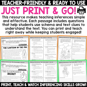 Making Inferences Drawing Conclusions Printable Worksheets, Inference ...