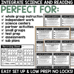 Fossils Escape Room Science Activity, Fossil Escape Game, Earth Science ...