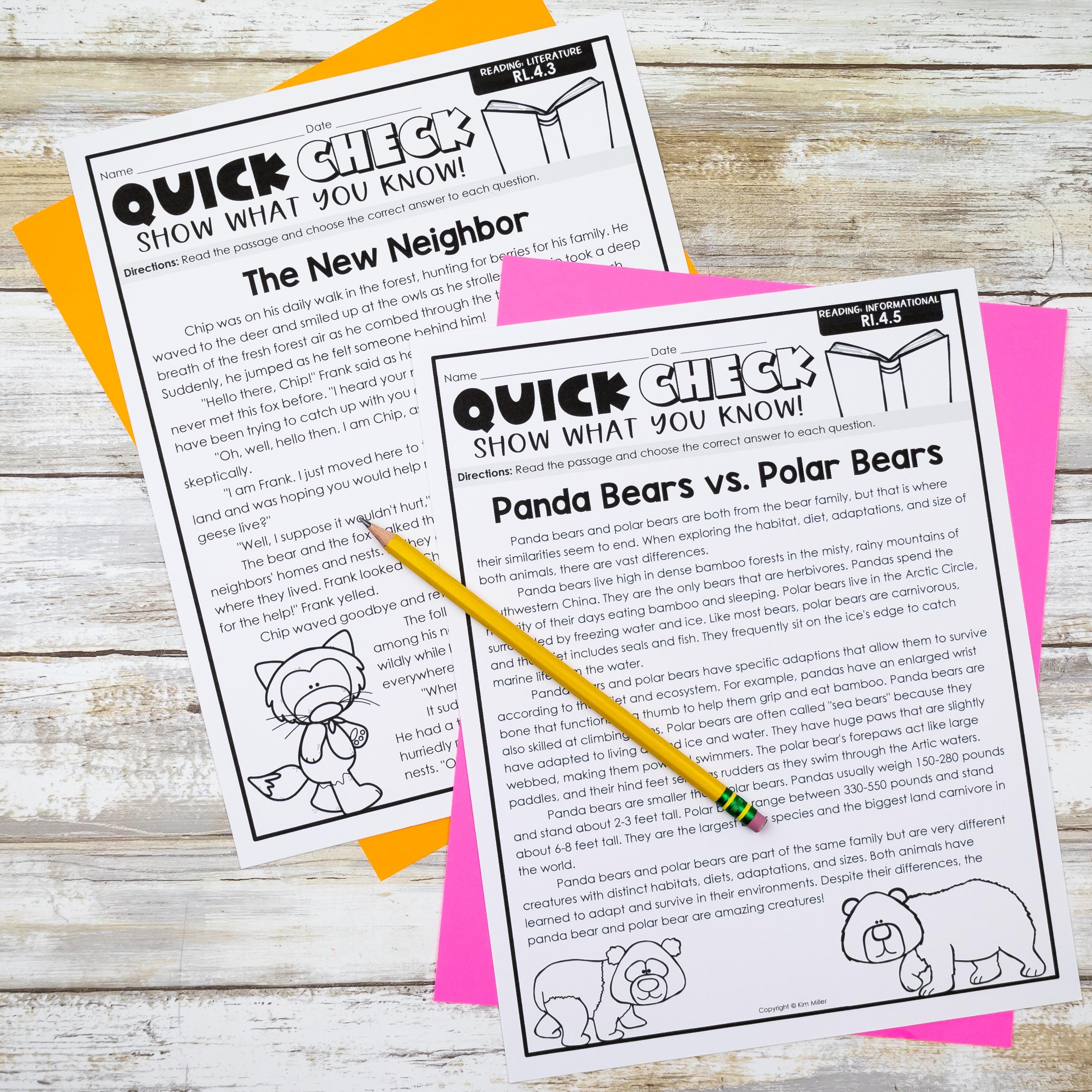 4th Grade Reading Comprehension Passages & Questions, 4th Grade Reading ...