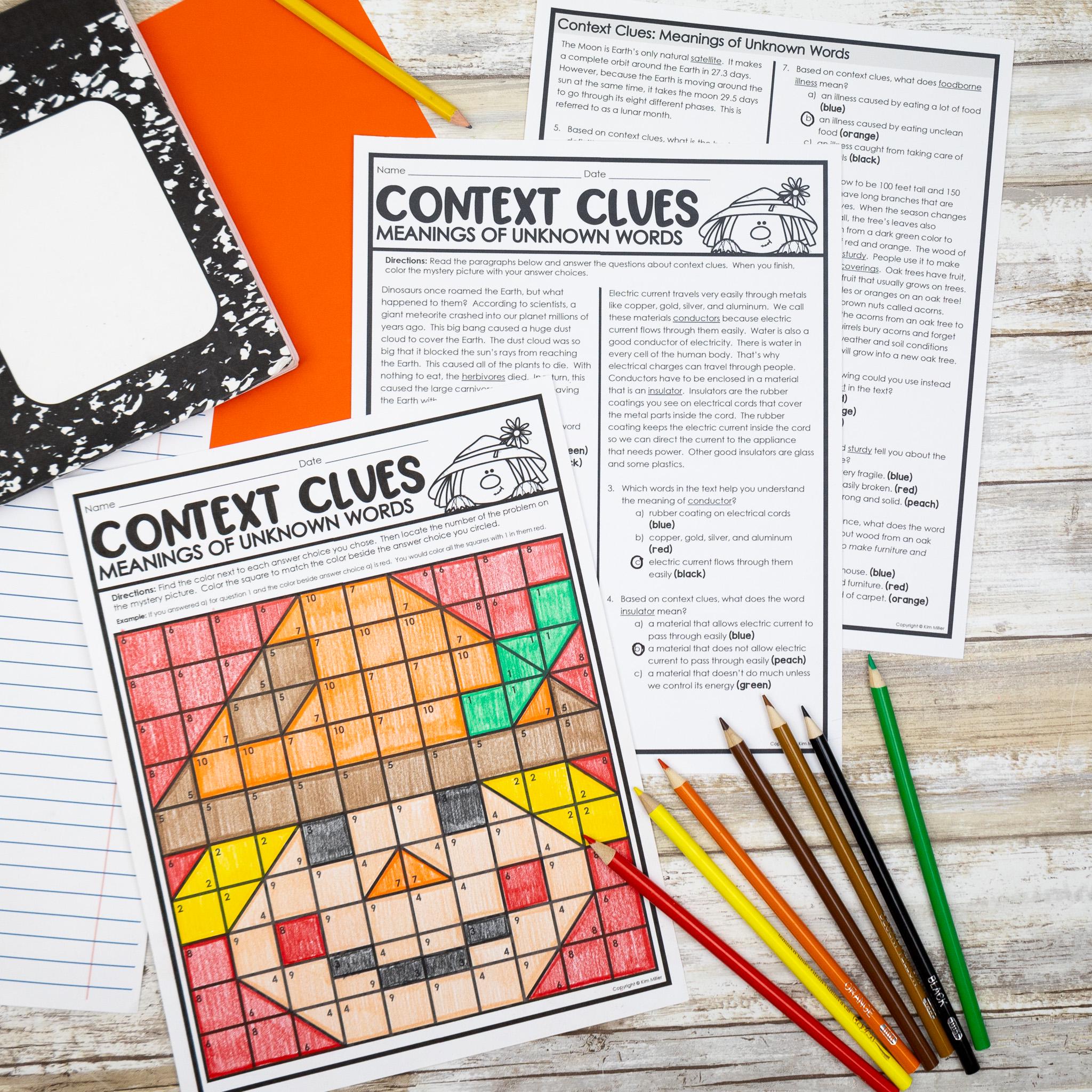 Fall Autumn Reading Comprehension Passages Worksheets Printables 4th ...