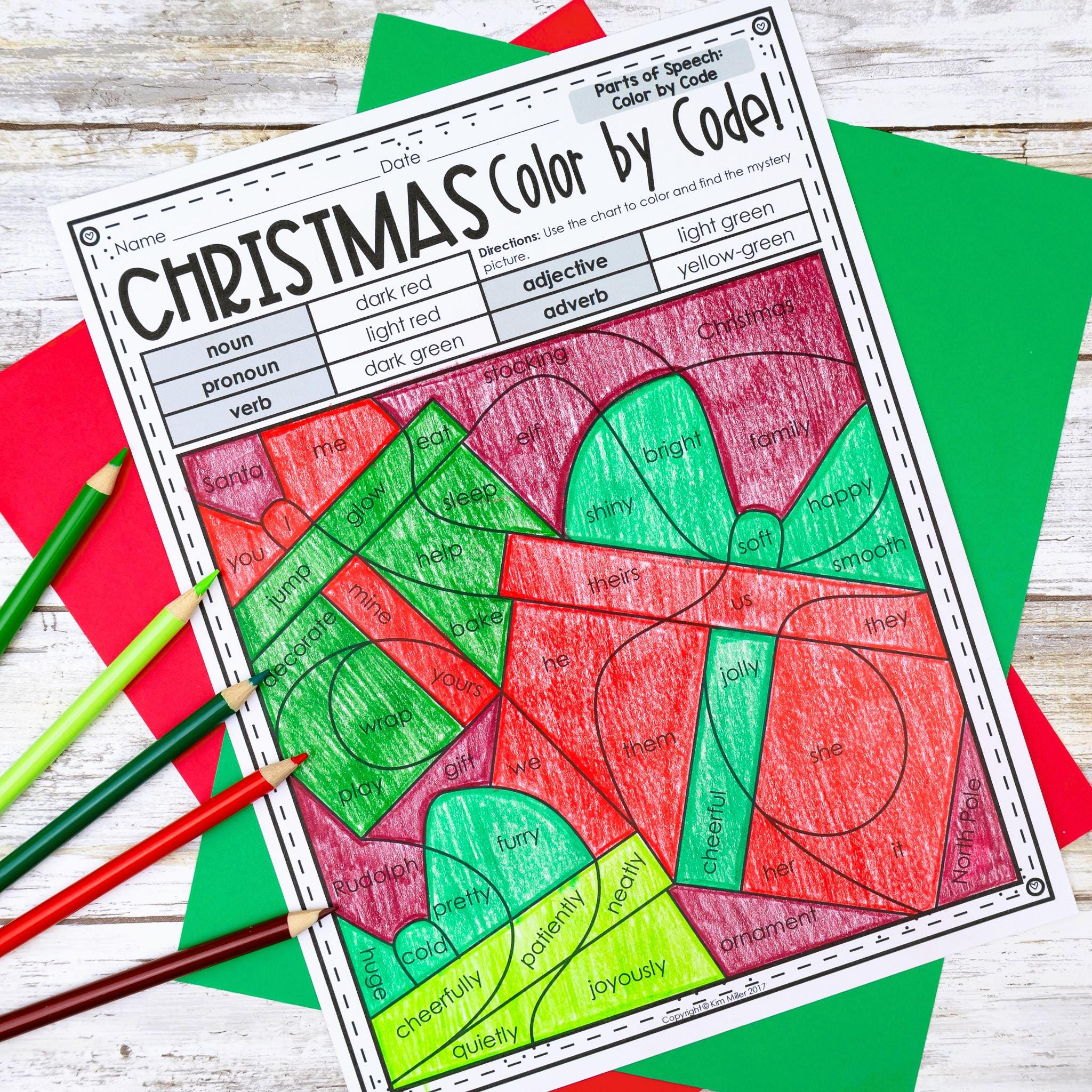 Christmas Activities Math Reading Comprehension Writing Worksheets ...