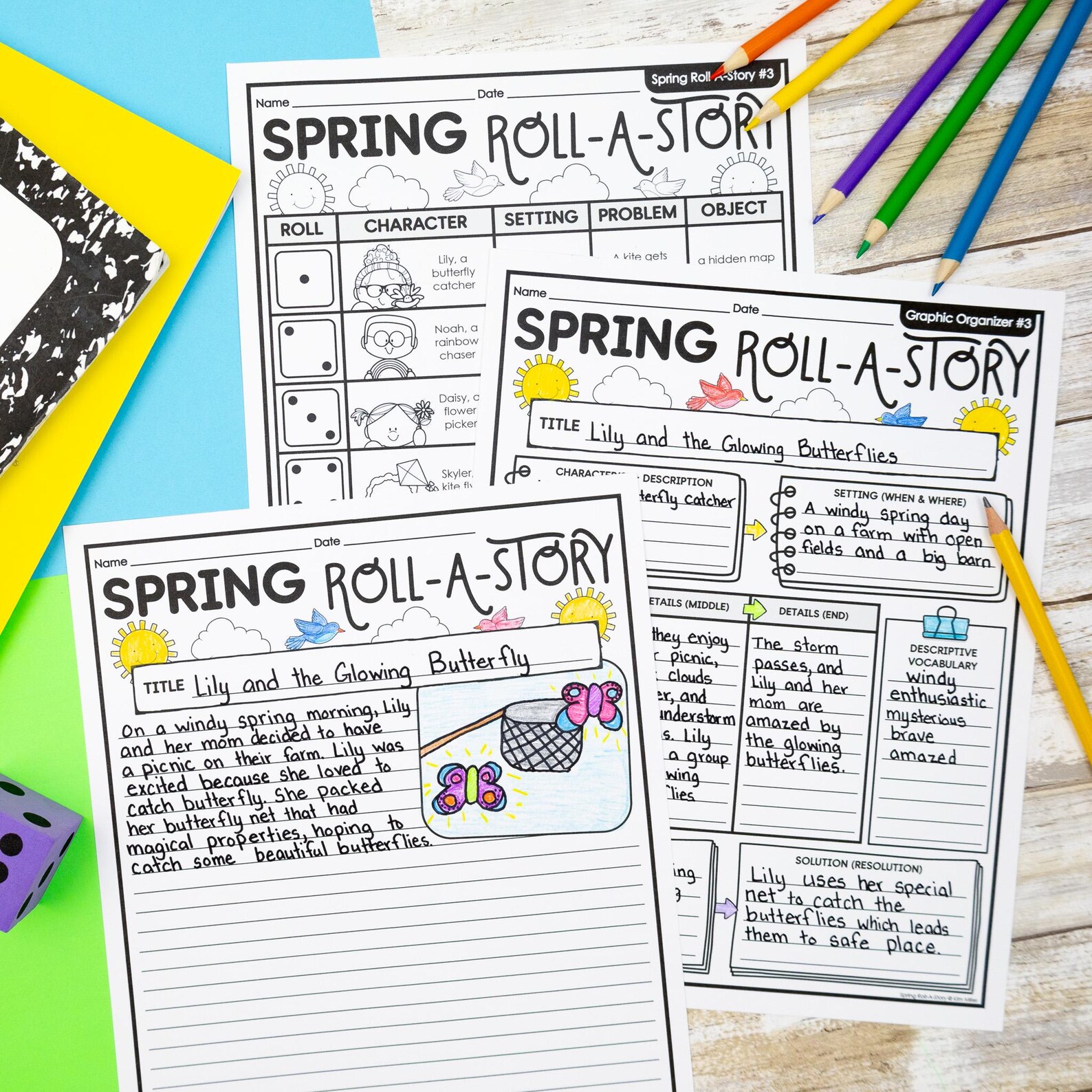 Spring Writing Prompts for Kids Creative Writing Prompts Worksheets ...