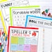 Spelling Word Work 3rd 4th 5th Grade Spelling Practice Activities ...