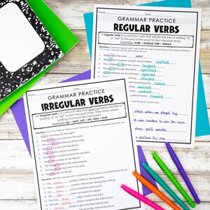 Parts of Speech Printable Worksheets, English Grammar Printable ...